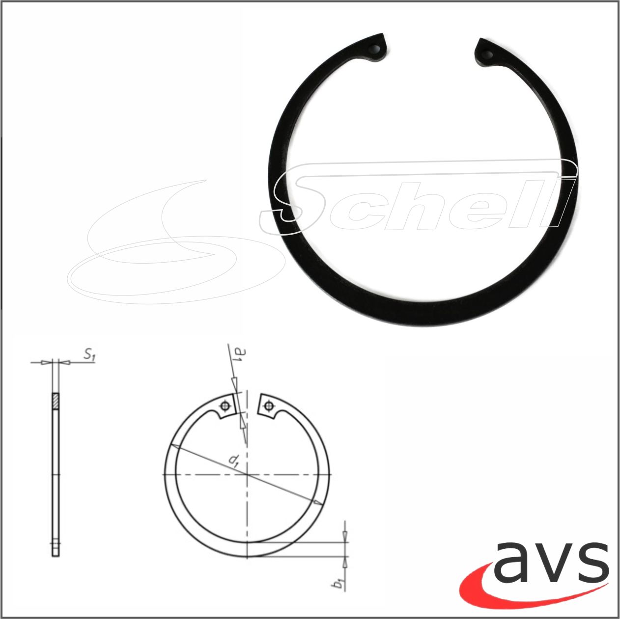 AVS Center Shop - Seegerring Sicherungsring für Bohrung 70 x 2,5 Form J ...
